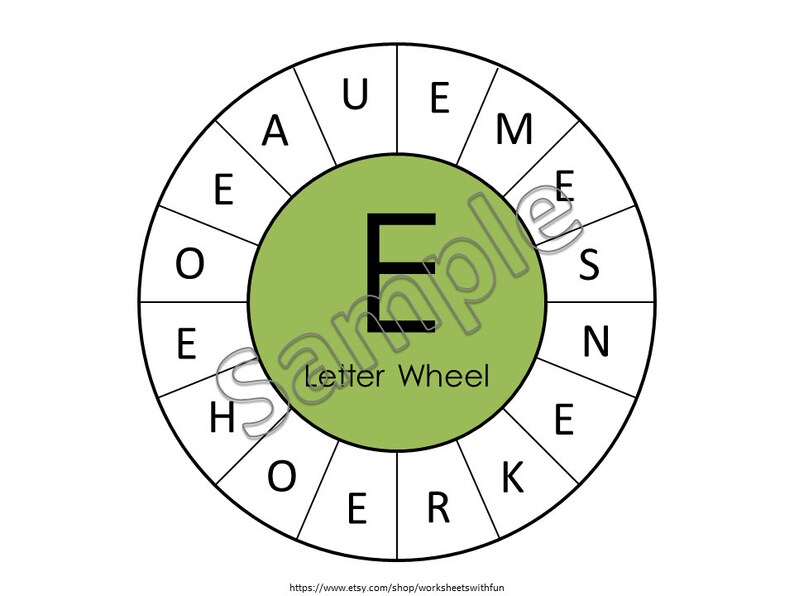 Alphabet Matching Wheel Cards Printable | Letter Recognition Clip Card ...