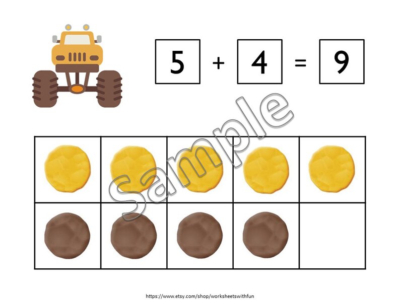Ten Frame Addition Mats, Addition to 10 Activity, Kindergarten Math ...