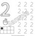 Number Tracing Worksheets 0-10 Printable, Preschool Math Activities ...