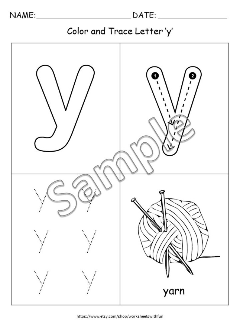 Lowercase Alphabet Worksheets: A-Z Trace, Build, Write (PDF Printable ...