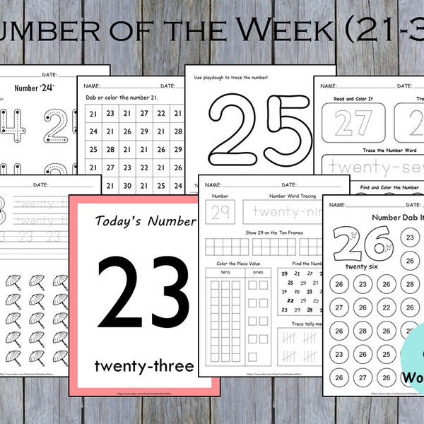 Number 21 Printable - Etsy