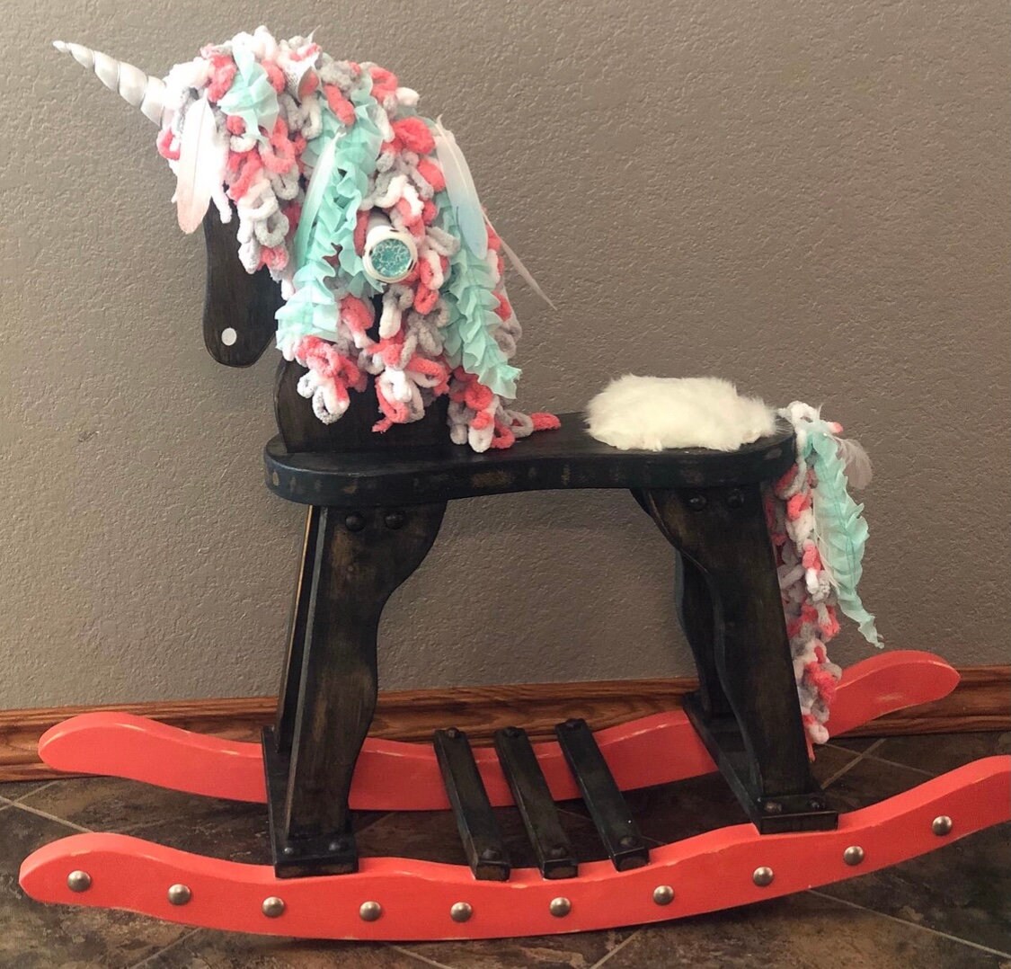 Custom Made-to-order Rocking Horse Personalized to Your - Etsy