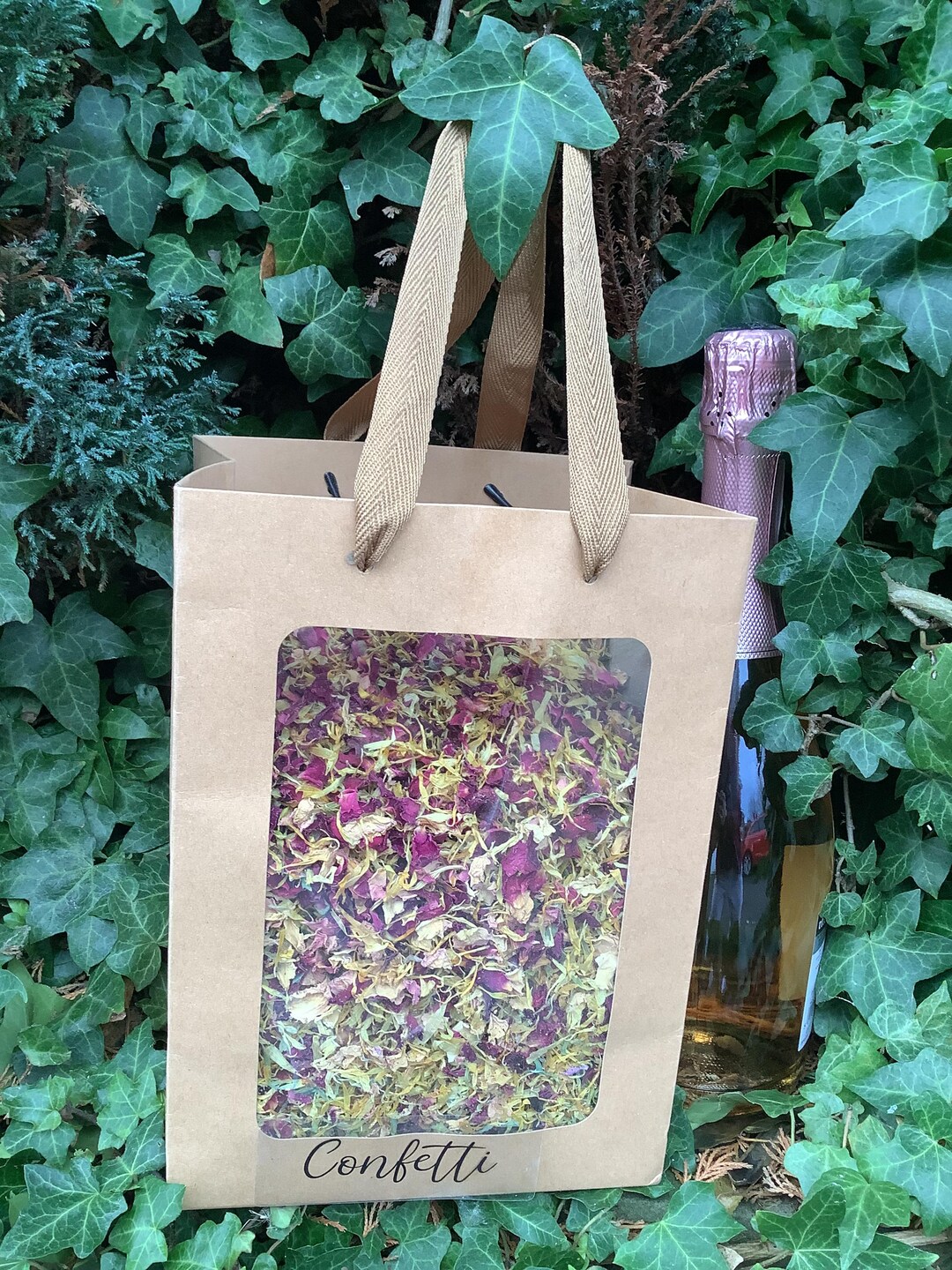 6 Pints Dried Rose Marigold Blend + Pale Pink Rose Sprinkling Fill 100 ...