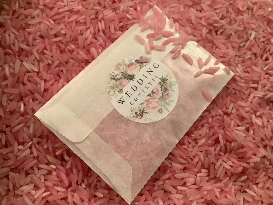 Samples of Dried Confetti and Snow Confetti - Etsy