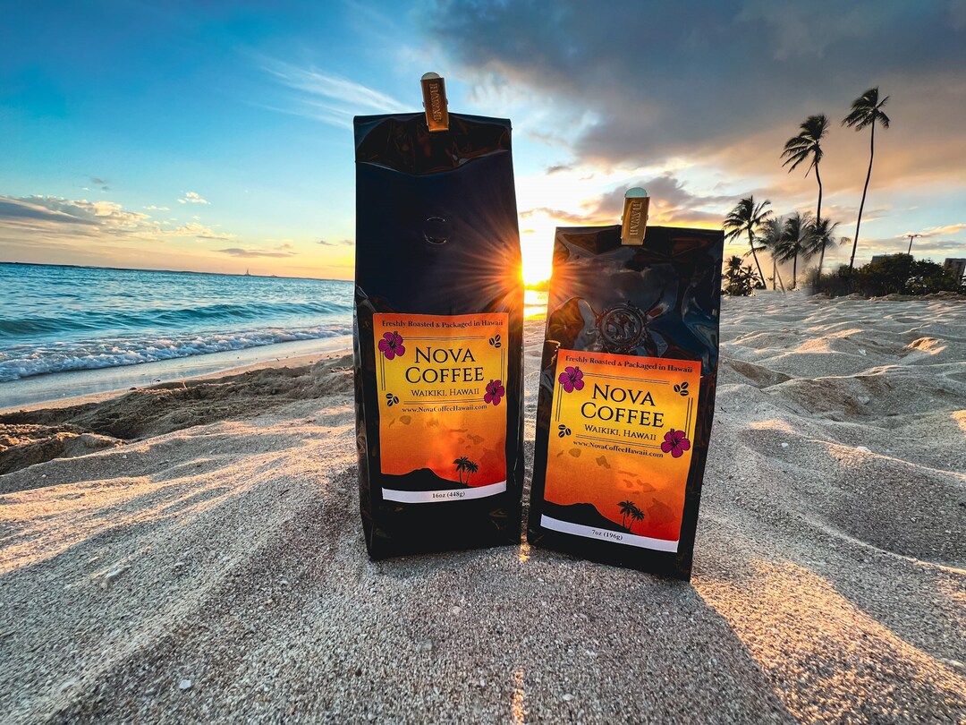 Hawaiian Blend Coffee, 1lb Ground or Whole Bean, Fresh Roasted Coffee ...