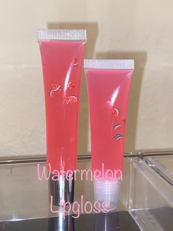 Watermelon flavored lip gloss fruit flavored lip gloss | Etsy