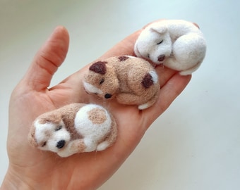 Mini Dog Figurine | Etsy