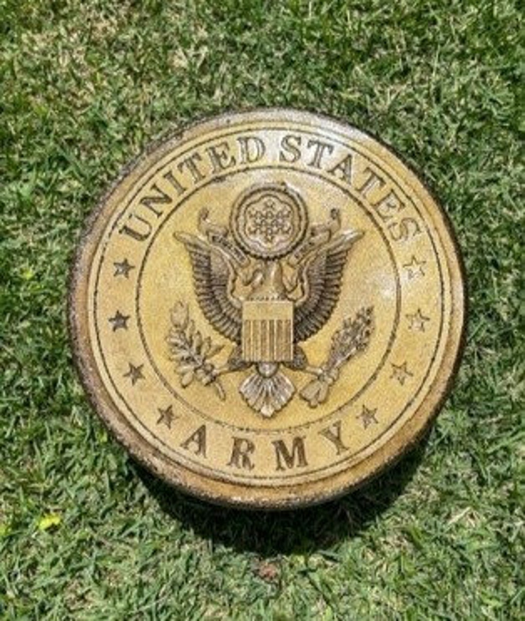 Army Military Cement Stepping Stone Garden Paver - Etsy