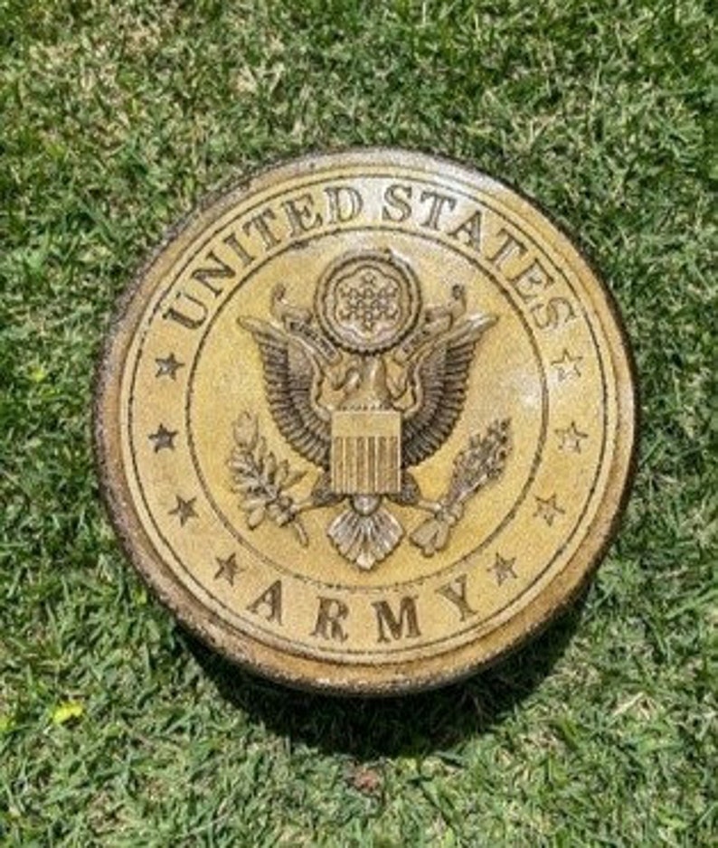 Army Military Cement Stepping Stone Garden Paver - Etsy