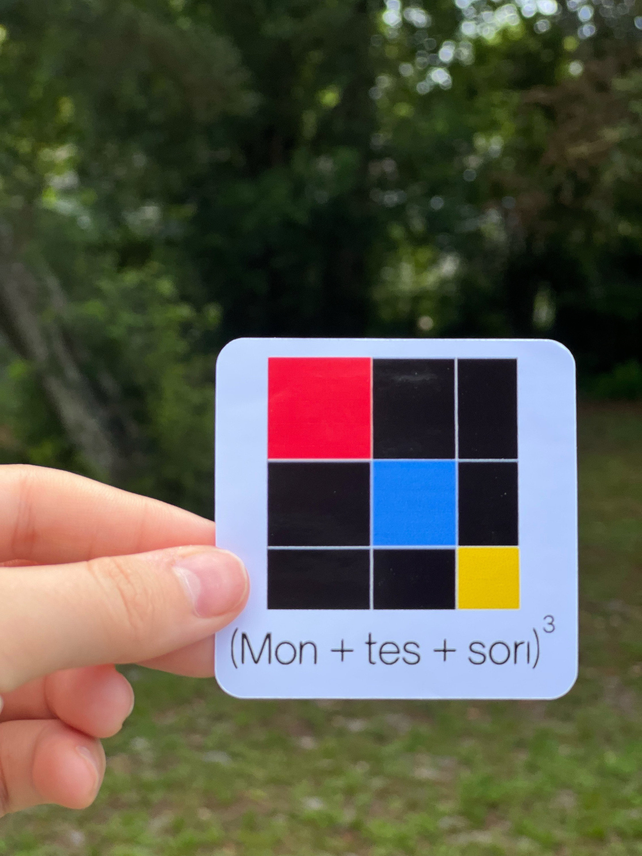 Waterproof Montessori Trinomial Cube Operation / Math Teacher ...