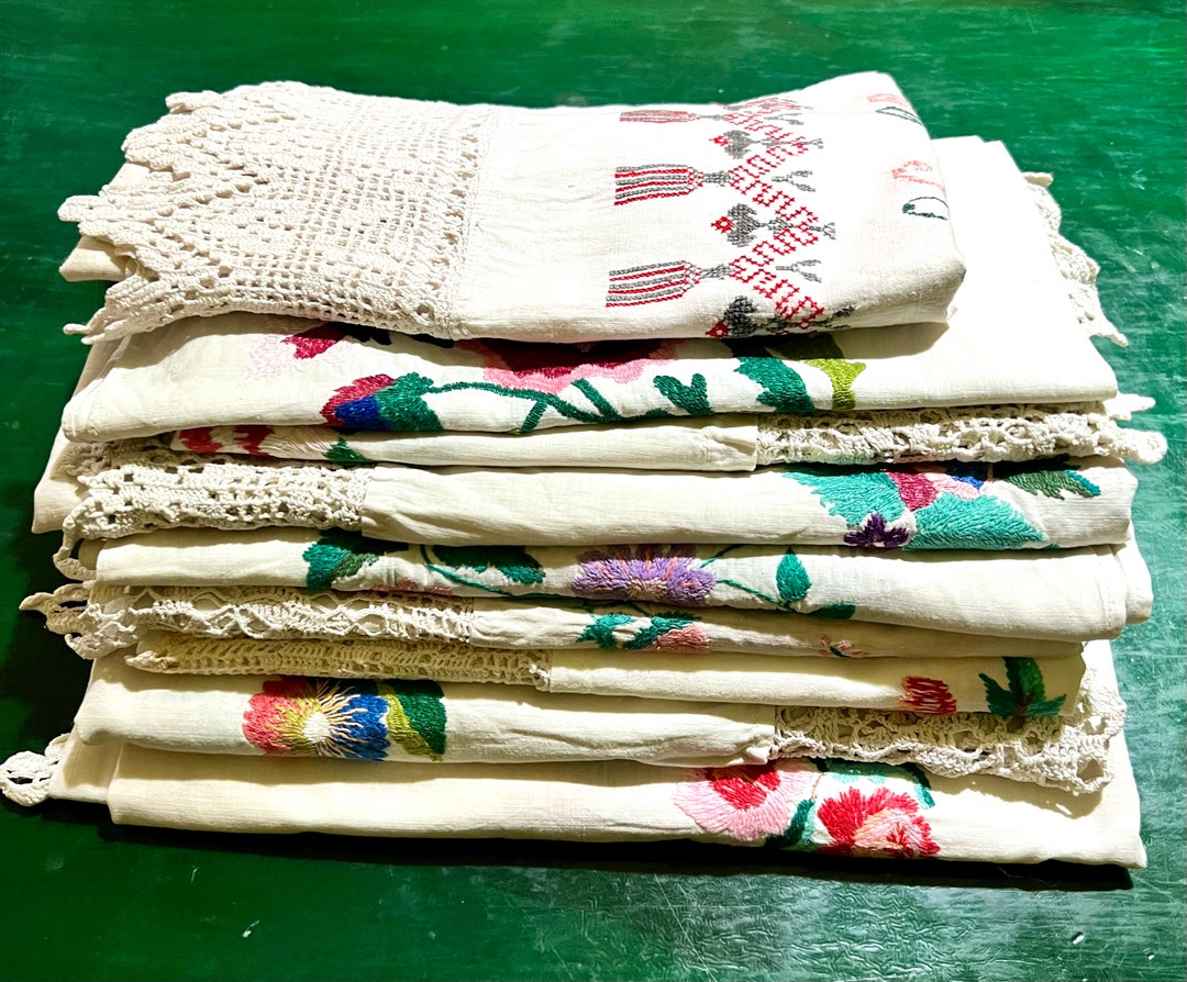 Vintage Ukrainian Towel , Ukrainian Decor , Hand Embroidery , Glory to ...