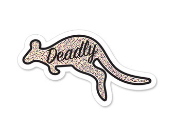 Kangaroo Car Decal - Etsy Australia