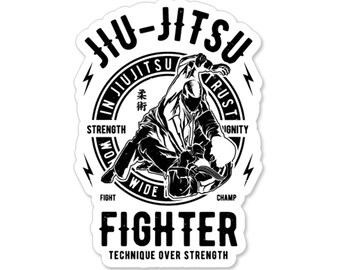 Jiu Jitsu Car Sticker - Etsy