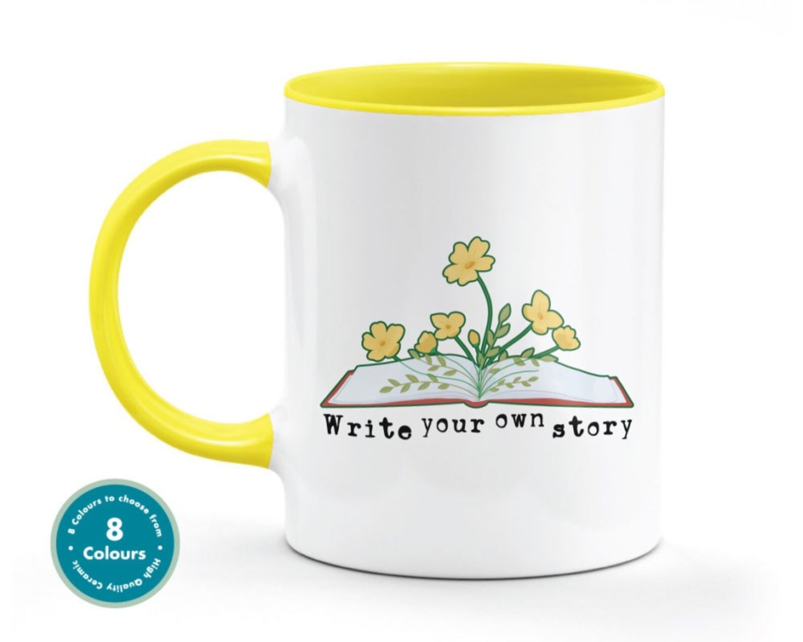 Write Your Own Story Inspirational Mug Kind Coffee Office Gift | Etsy