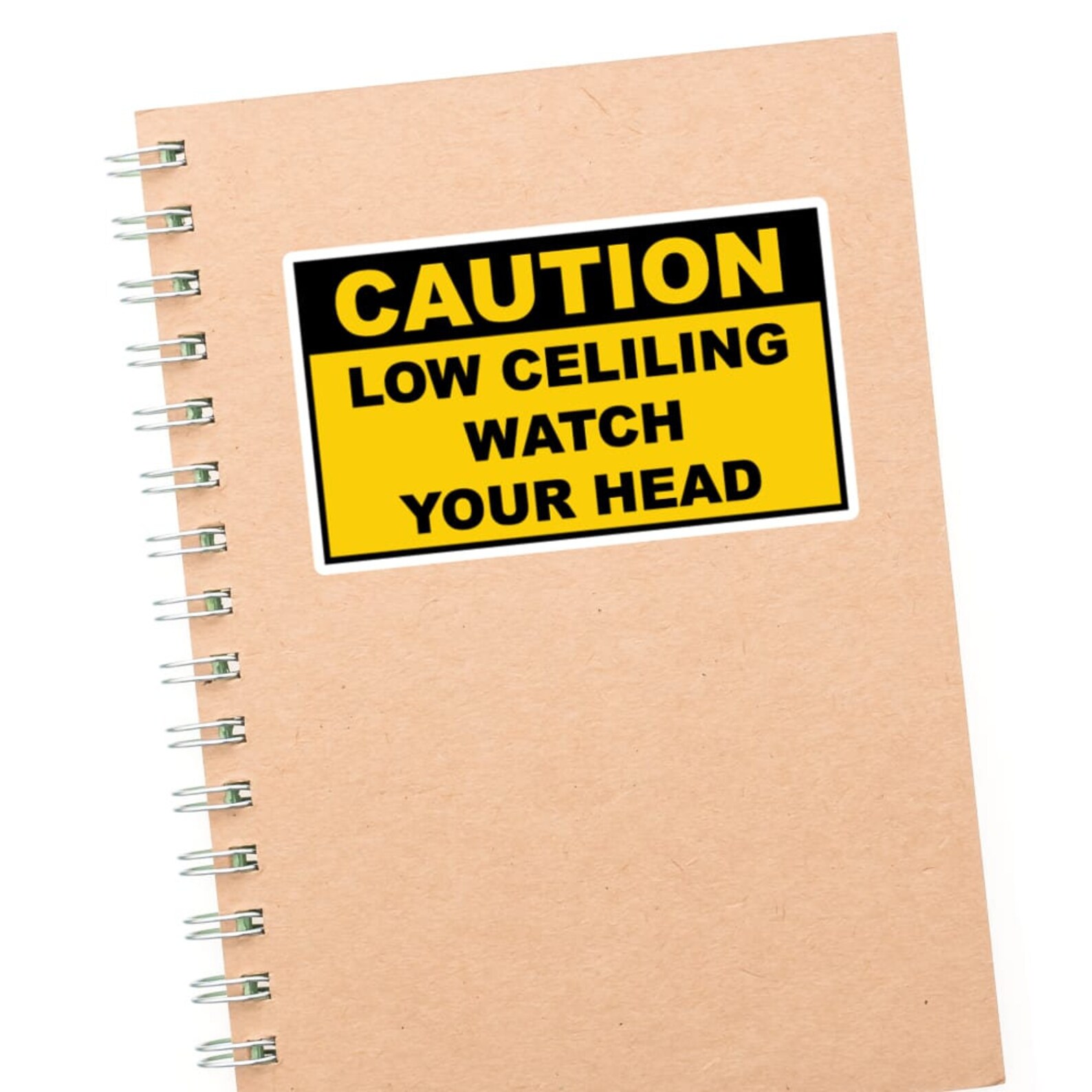 Caution Low Ceiling Work Sticker Sign Warning Decal Car Bumper - Etsy