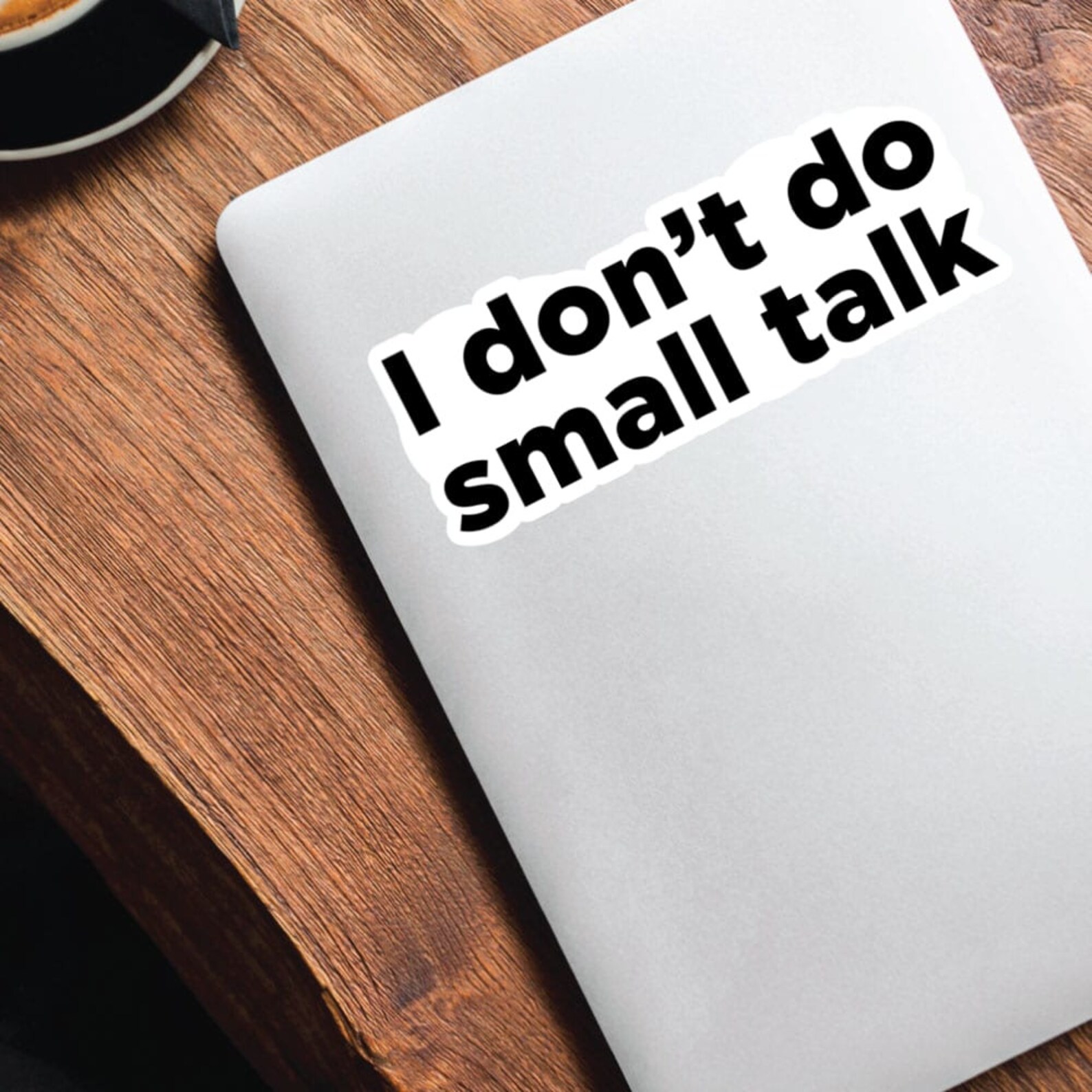 I Dont Do Small Talk Funny Sticker Decals Car Laptop Bumper | Etsy