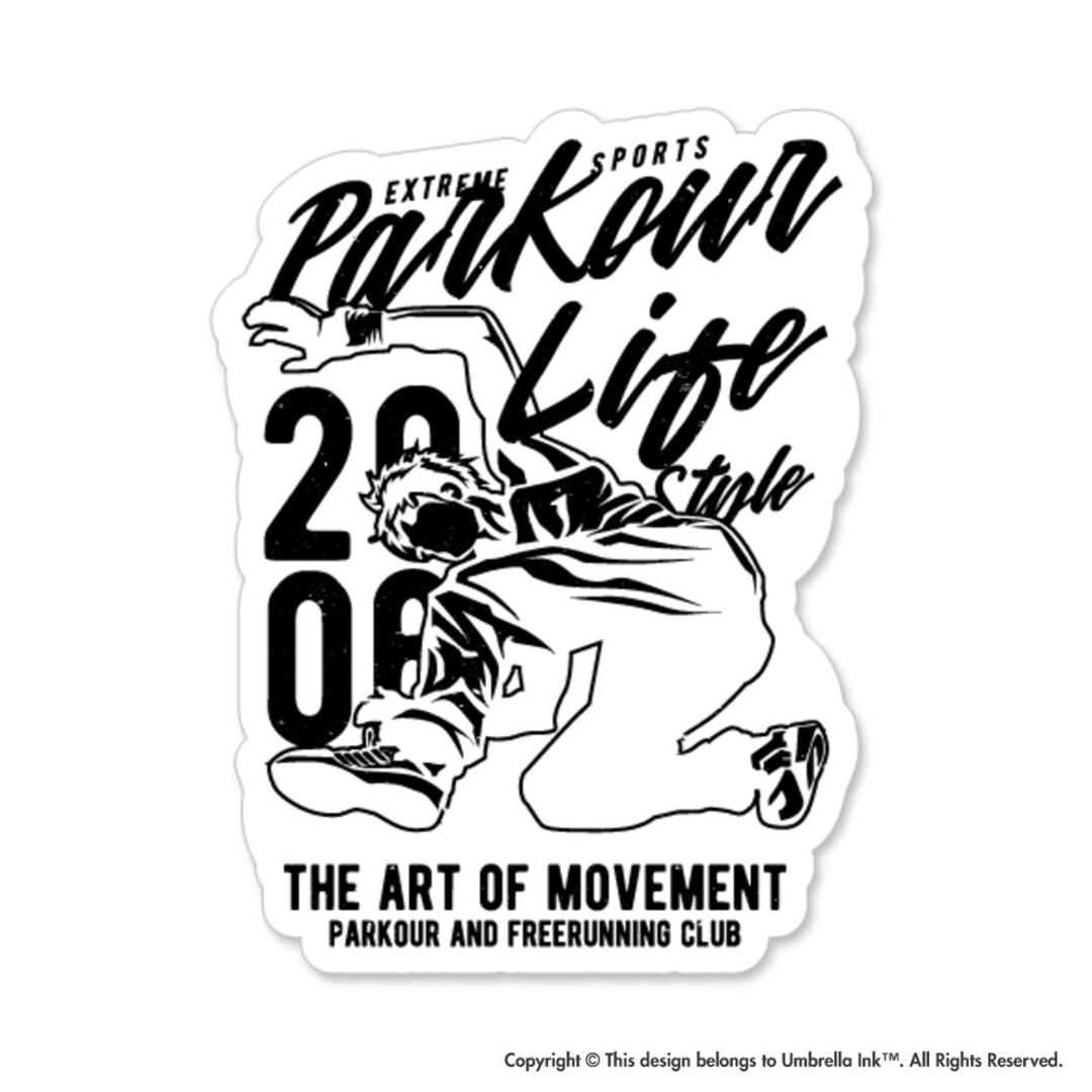 Parkour Freerunning Sport Vintage Sticker Bumper 70s 80s 1980s - Etsy