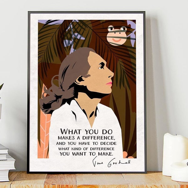 Jane Goodall Quotes - Etsy