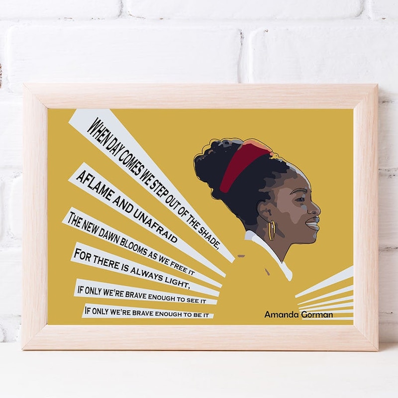 Amanda Gorman Poster - Etsy