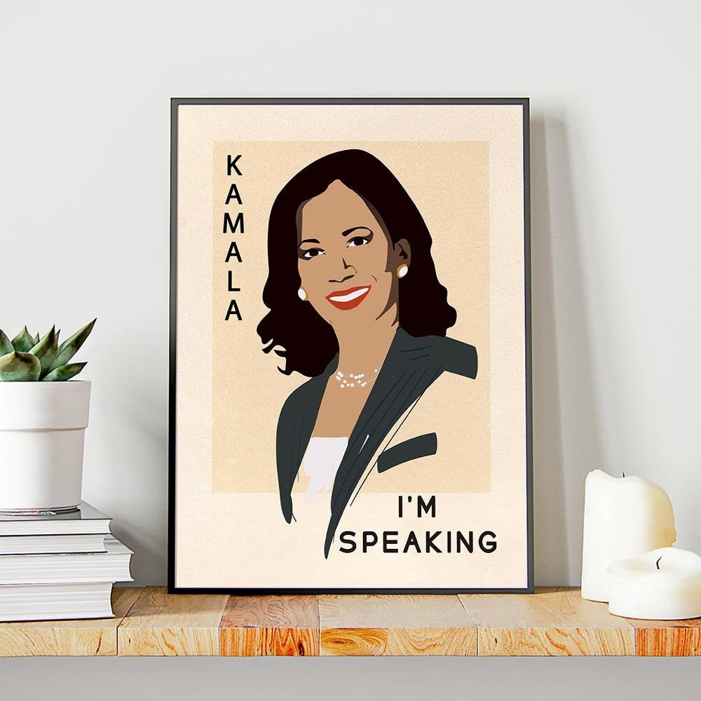 Kamala Harris Poster Print Kamala Harris Gifts Portrait - Etsy