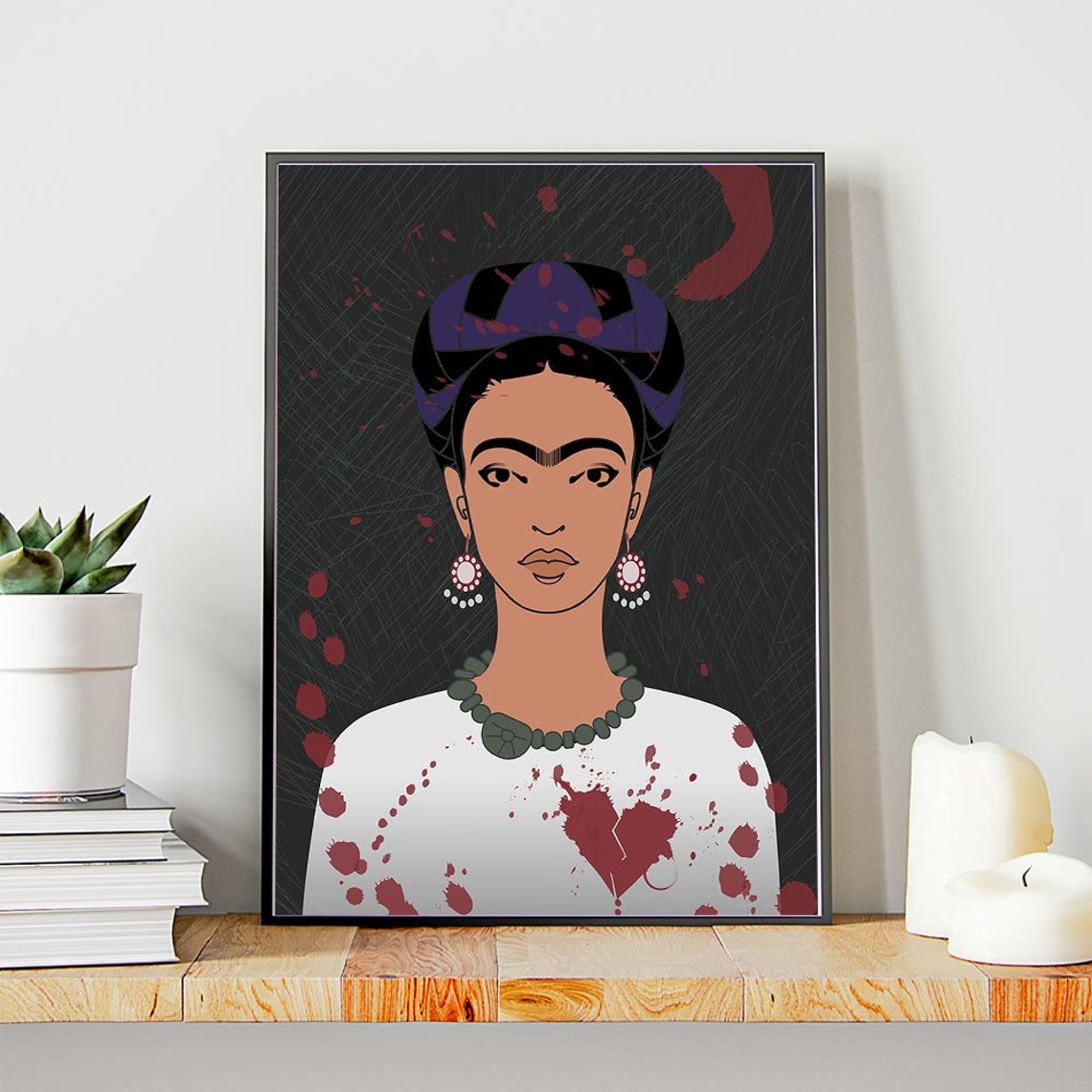 FRIEDA KAHLO Druck Frida Kahlo Poster 2er Set Spruch Frieda - Etsy ...