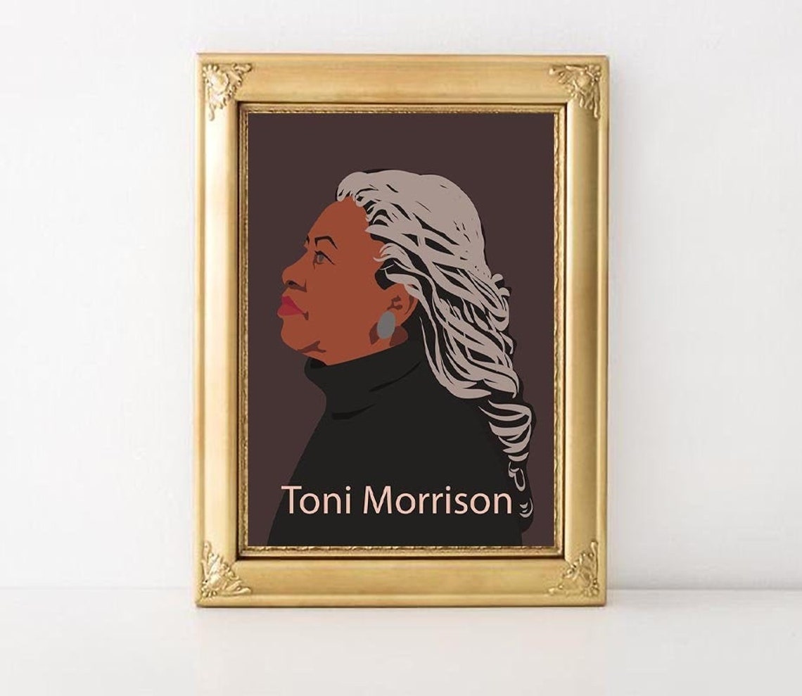 Toni Morrison Poster Toni Morrison Print Art Quote Gifts for - Etsy UK