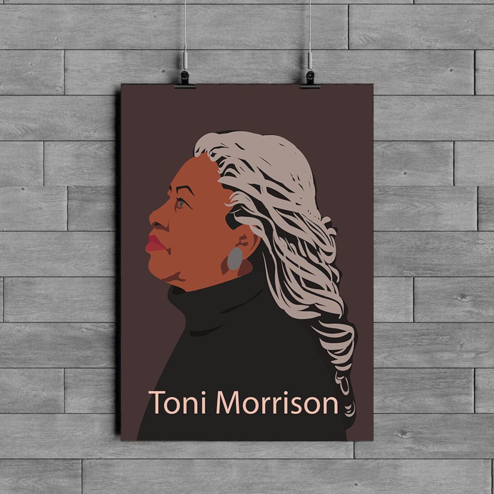 Toni Morrison Poster Toni Morrison Print Art Quote Gifts for - Etsy