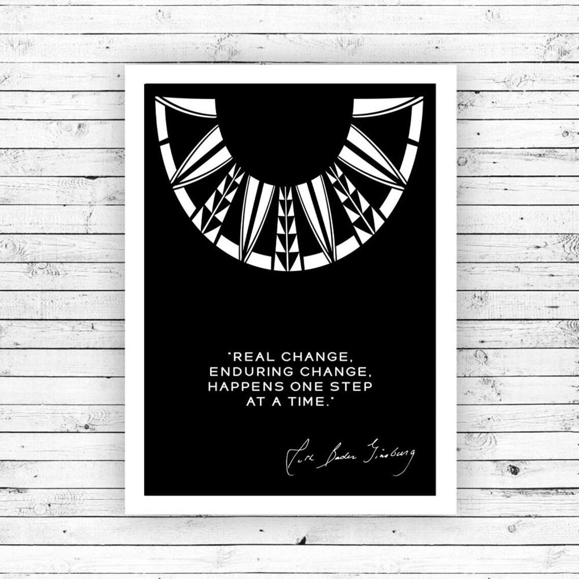 Dissent Collar RBG POSTER Print SET of 5 Ruth Bader Ginsburg Notorious ...