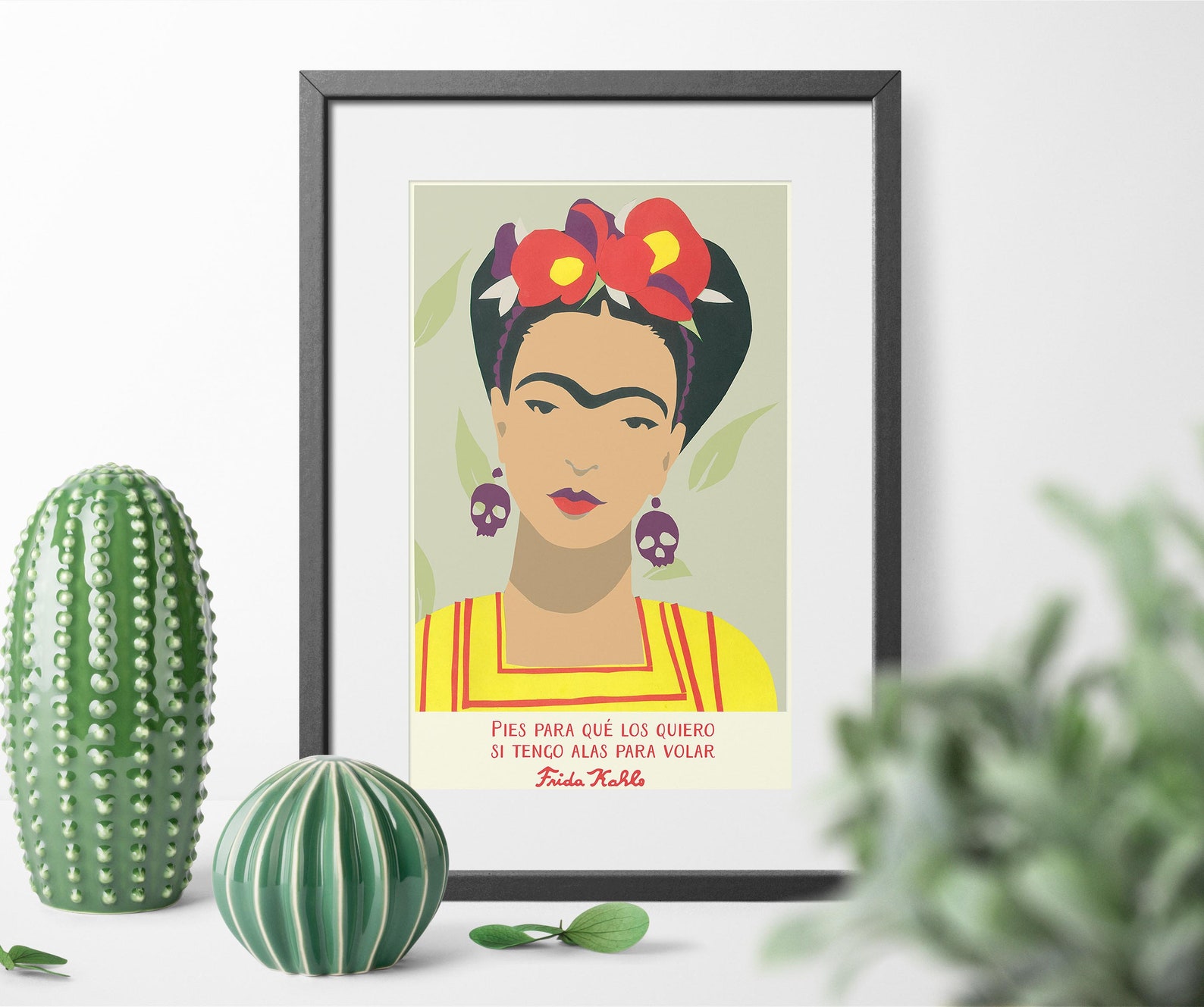 FRIDA KAHLO Print Poster Frieda Kahlo Print Quote Wall - Etsy