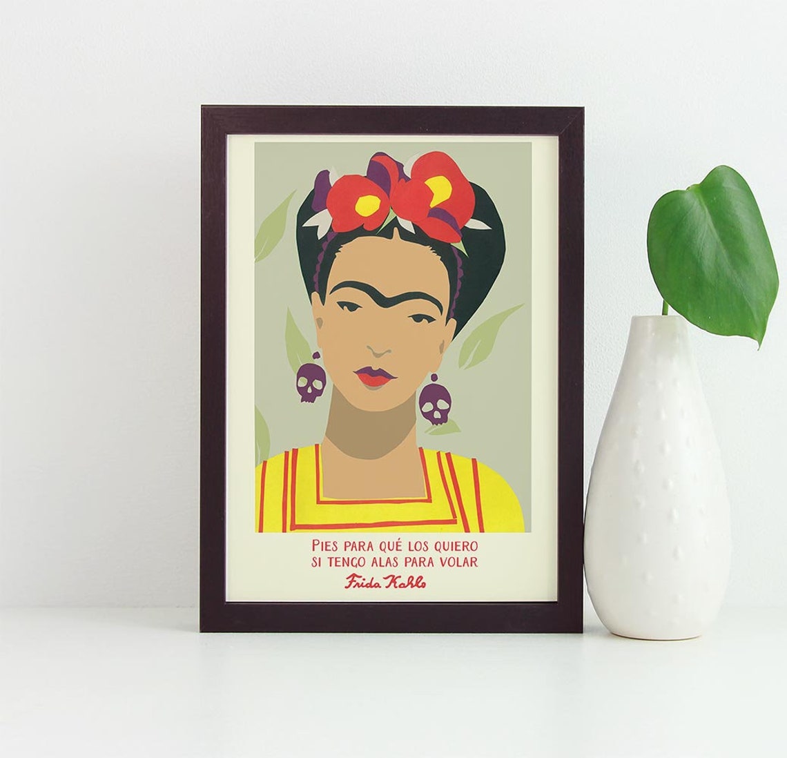 FRIDA KAHLO Print Poster Frieda Kahlo Print Quote Wall - Etsy