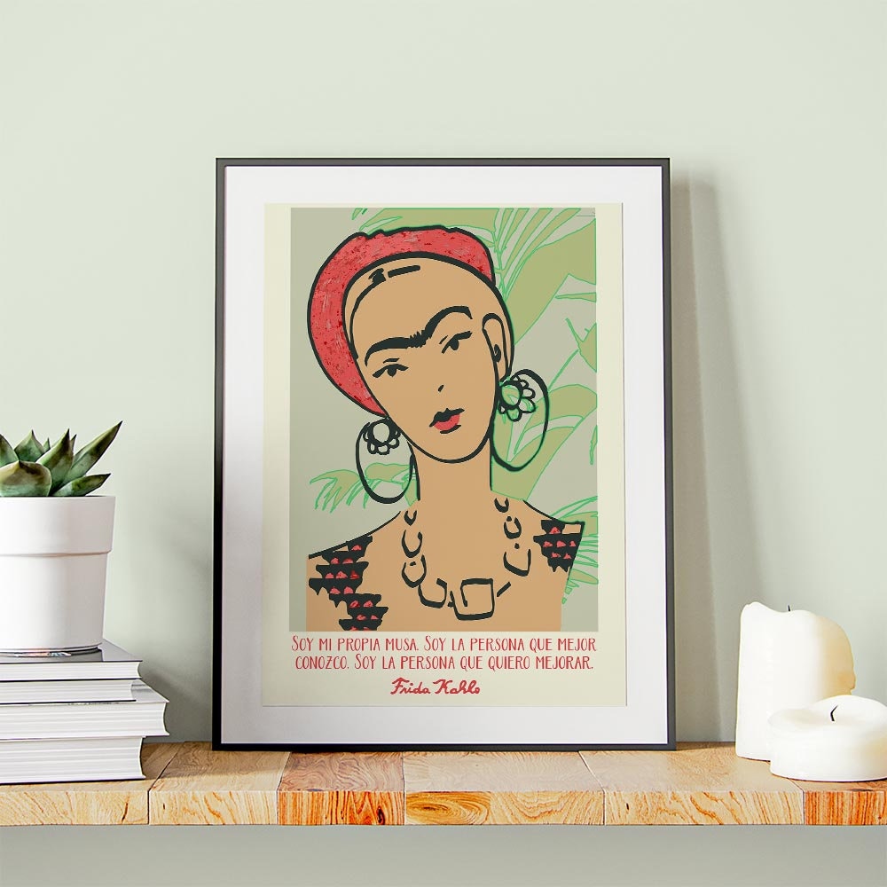 FRIDA KAHLO quote Frieda Kahlo print poster wall art | Etsy