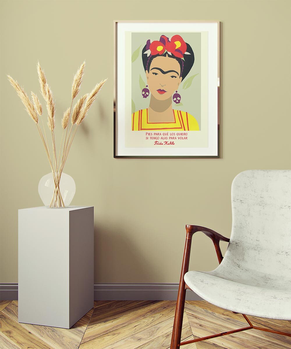 FRIDA KAHLO Print Poster Frieda Kahlo Print Quote Wall - Etsy