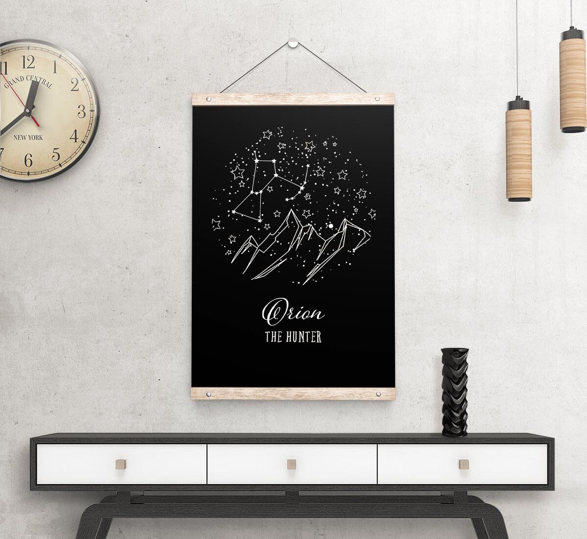 Orion Constellation Orions Belt Canvas Astronomy Print - Etsy