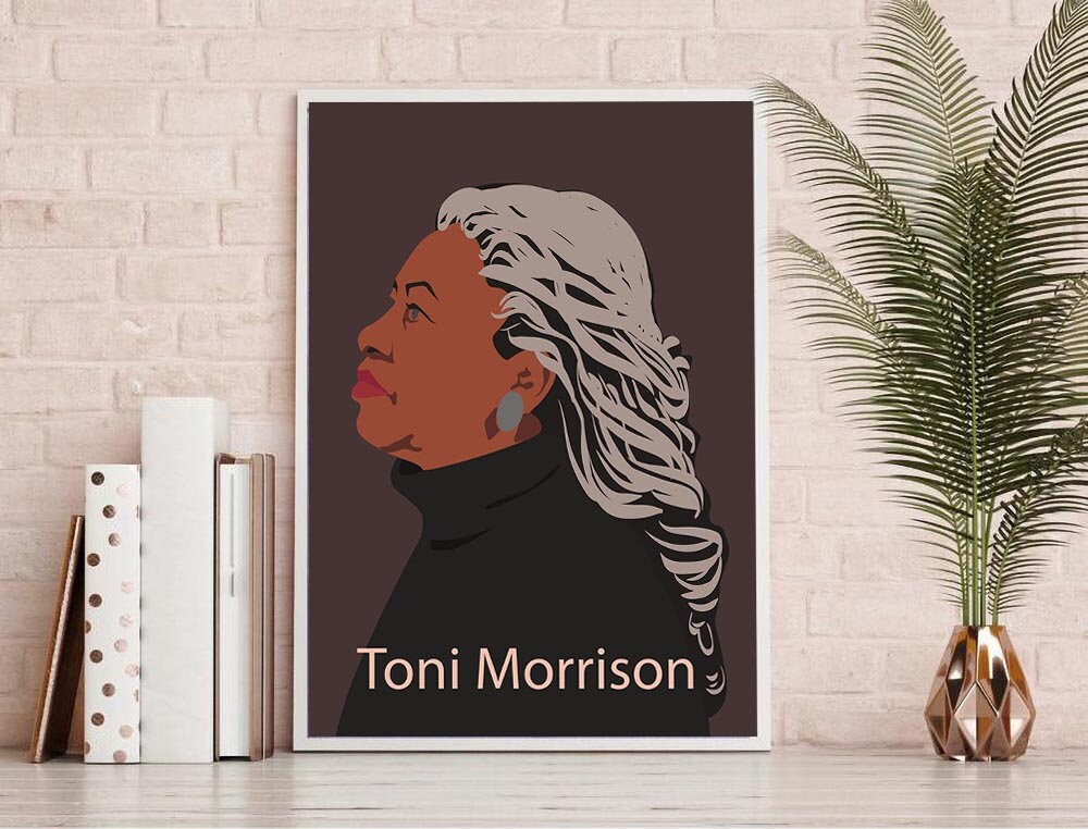 Toni Morrison Poster Toni Morrison Print Art Quote Gifts for - Etsy