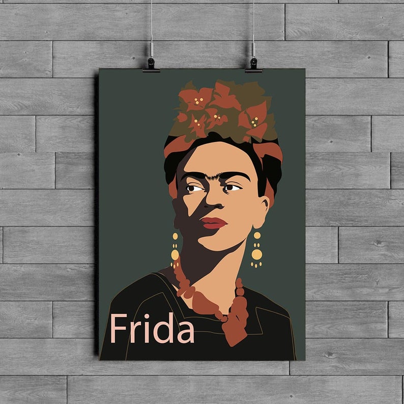 FRIEDA KAHLO Print Frida Kahlo Poster Feminist Poster Painting - Etsy