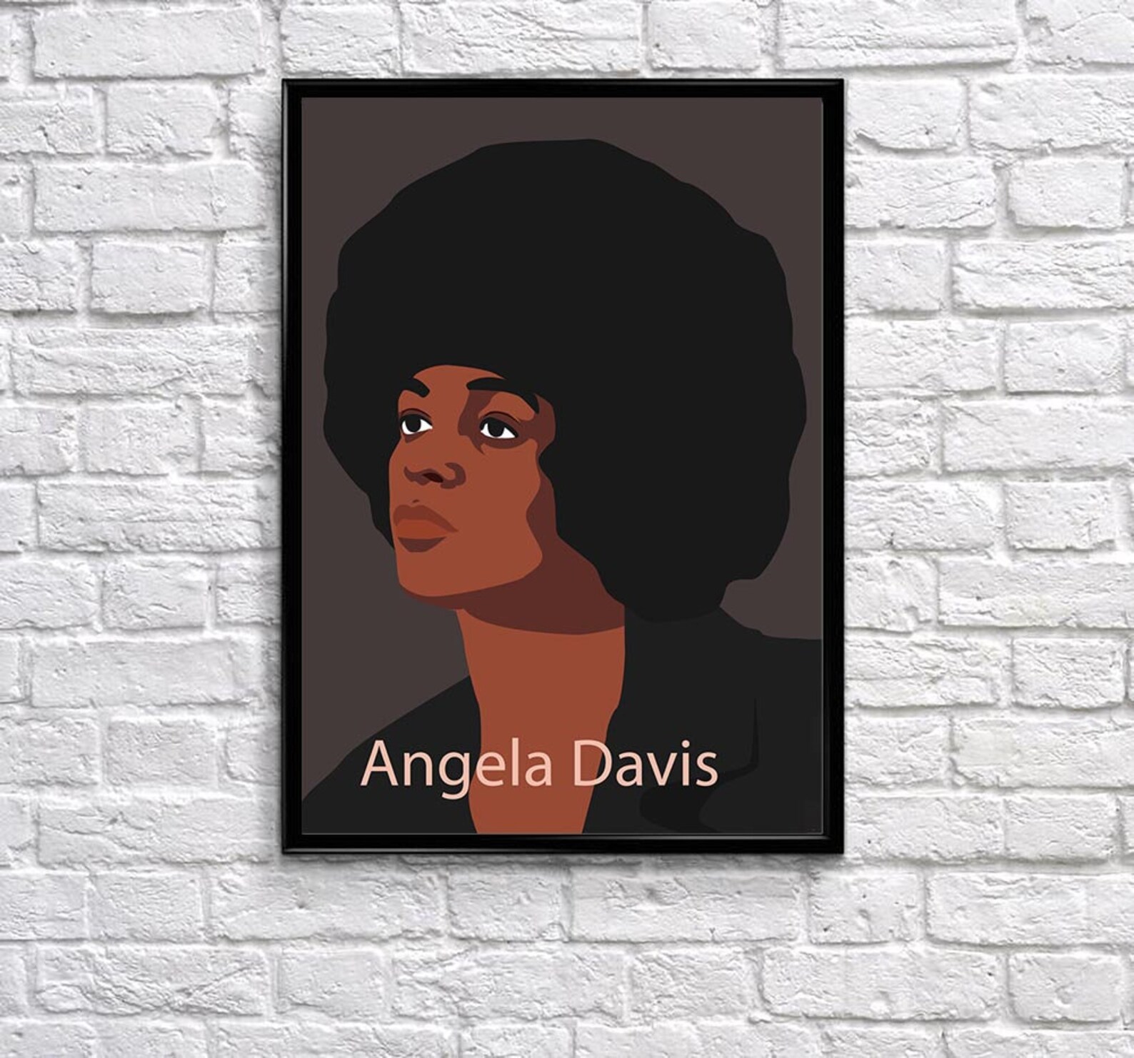 Angela Davis Poster Print Quote Set of 2 Feminism Print Black Lives ...