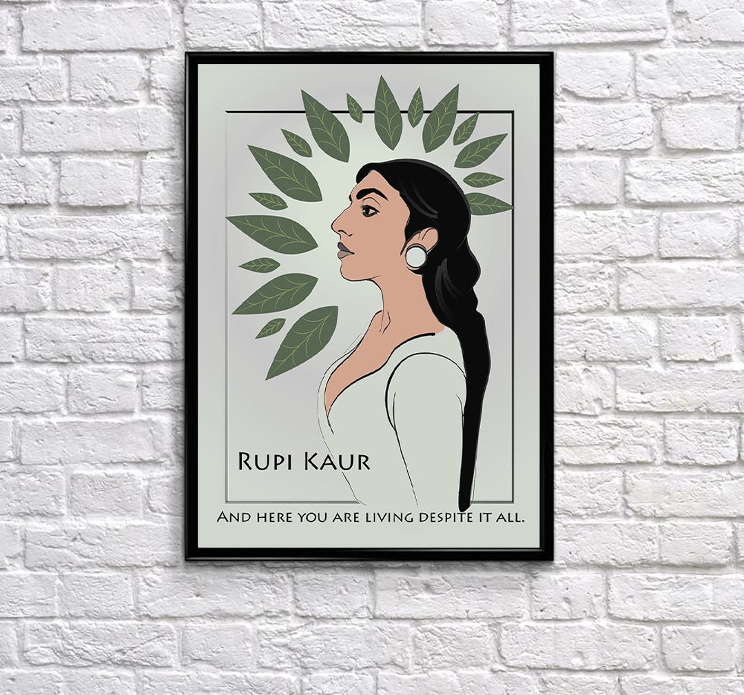 Rupi Kaur Prints Rupi Kaur Poster Rupi Kaur Wall Art Rupi Kaur Quotes ...