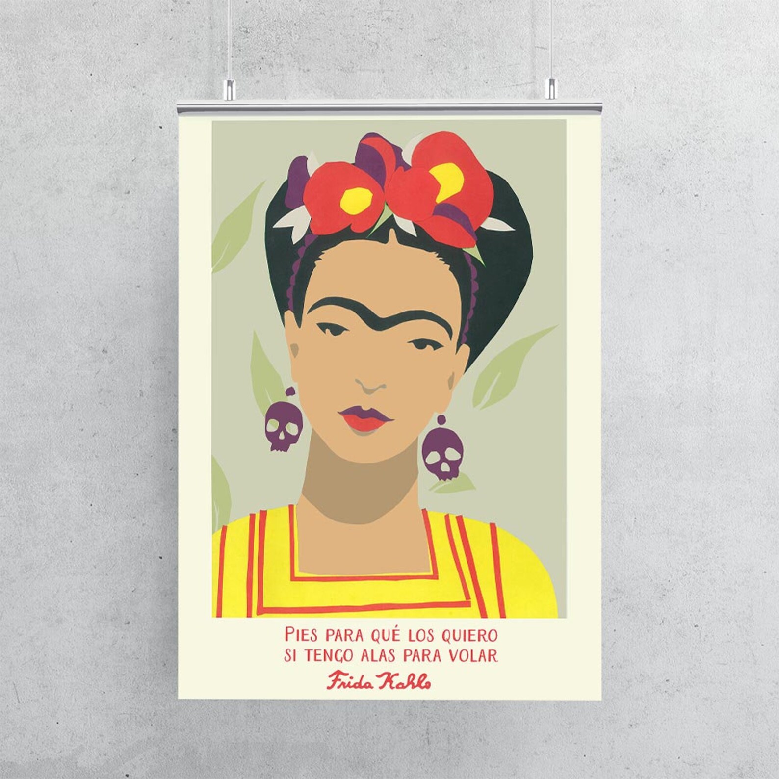 FRIDA KAHLO Print Poster Frieda Kahlo Print Quote Wall - Etsy