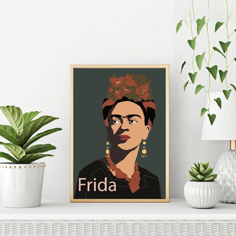 FRIEDA KAHLO Print Frida Kahlo Poster Feminist Poster Painting - Etsy