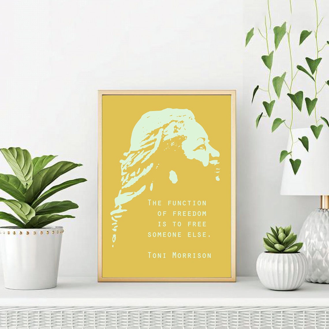 Toni Morrison Poster Toni Morrison Quote Poster the Function - Etsy