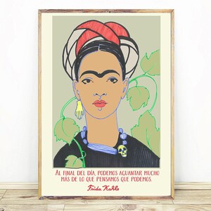 FRIEDA KAHLO Print, Frida Kahlo Poster SET of 3, Quote, Frieda Kahlo ...