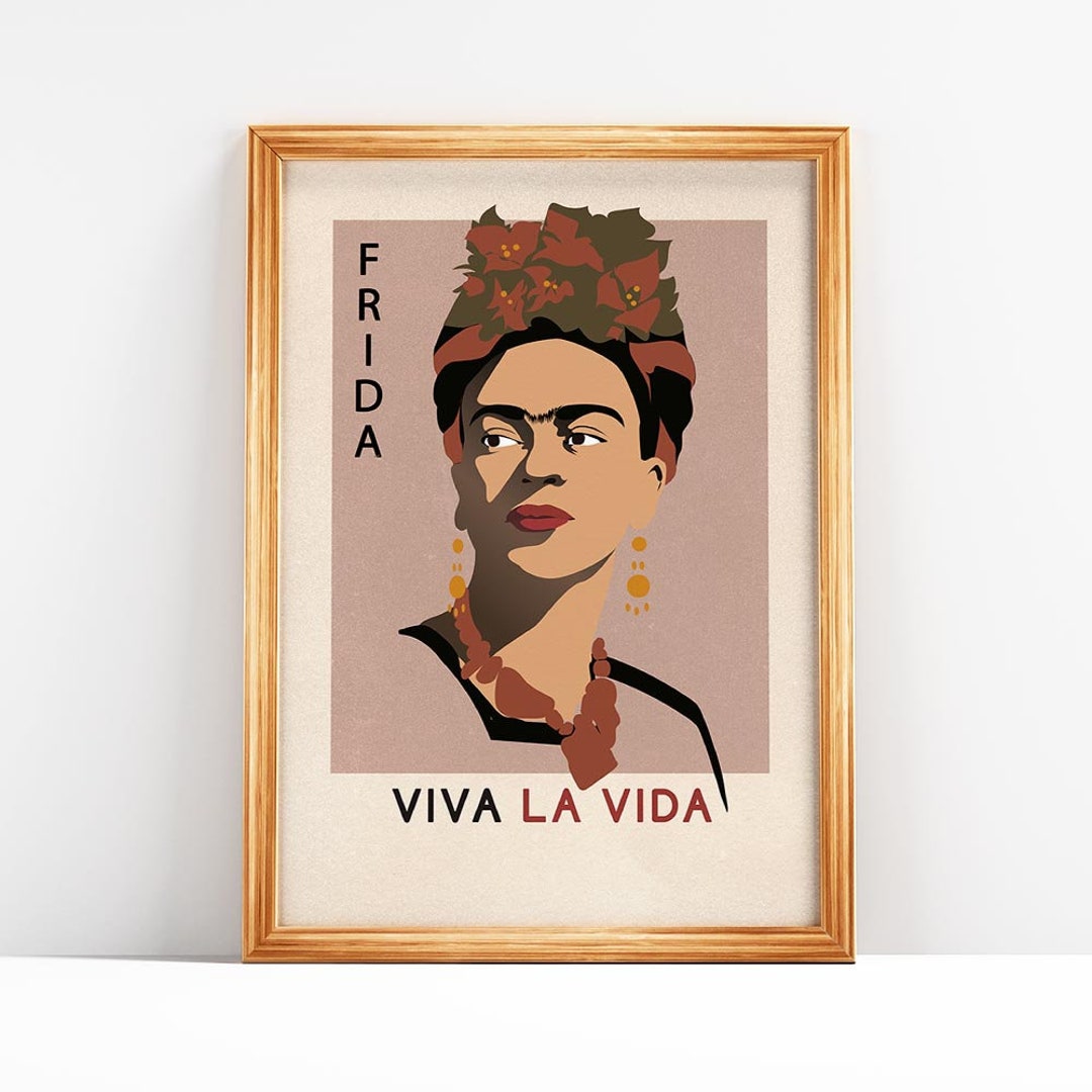 FRIDA KAHLO Poster, Frieda Kahlo Print, Quote, Wall Art,portrait ...
