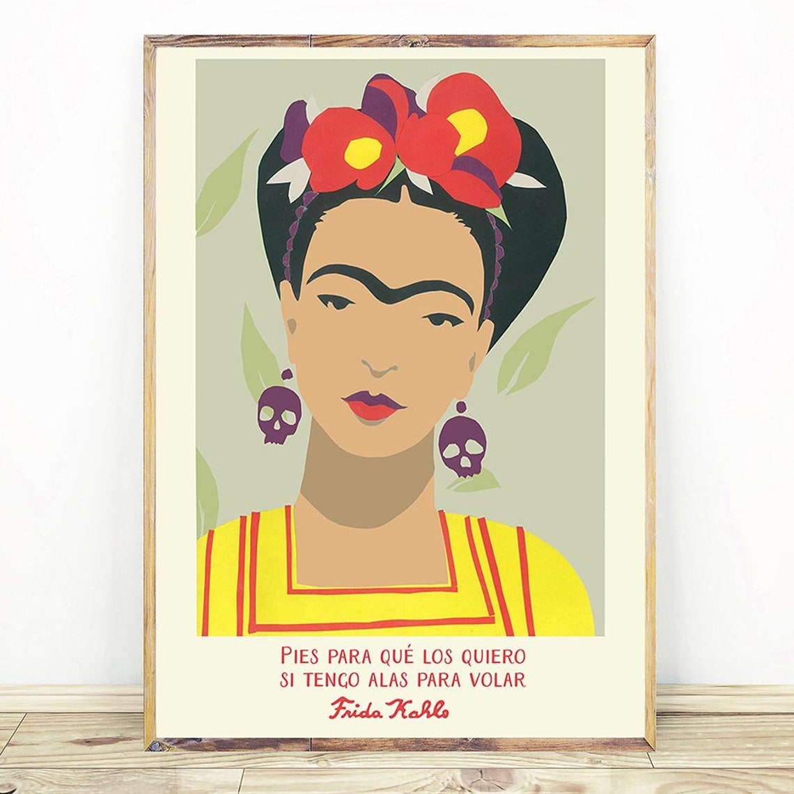 FRIEDA KAHLO Print Frida Kahlo Poster SET of 3 Quote Frieda - Etsy