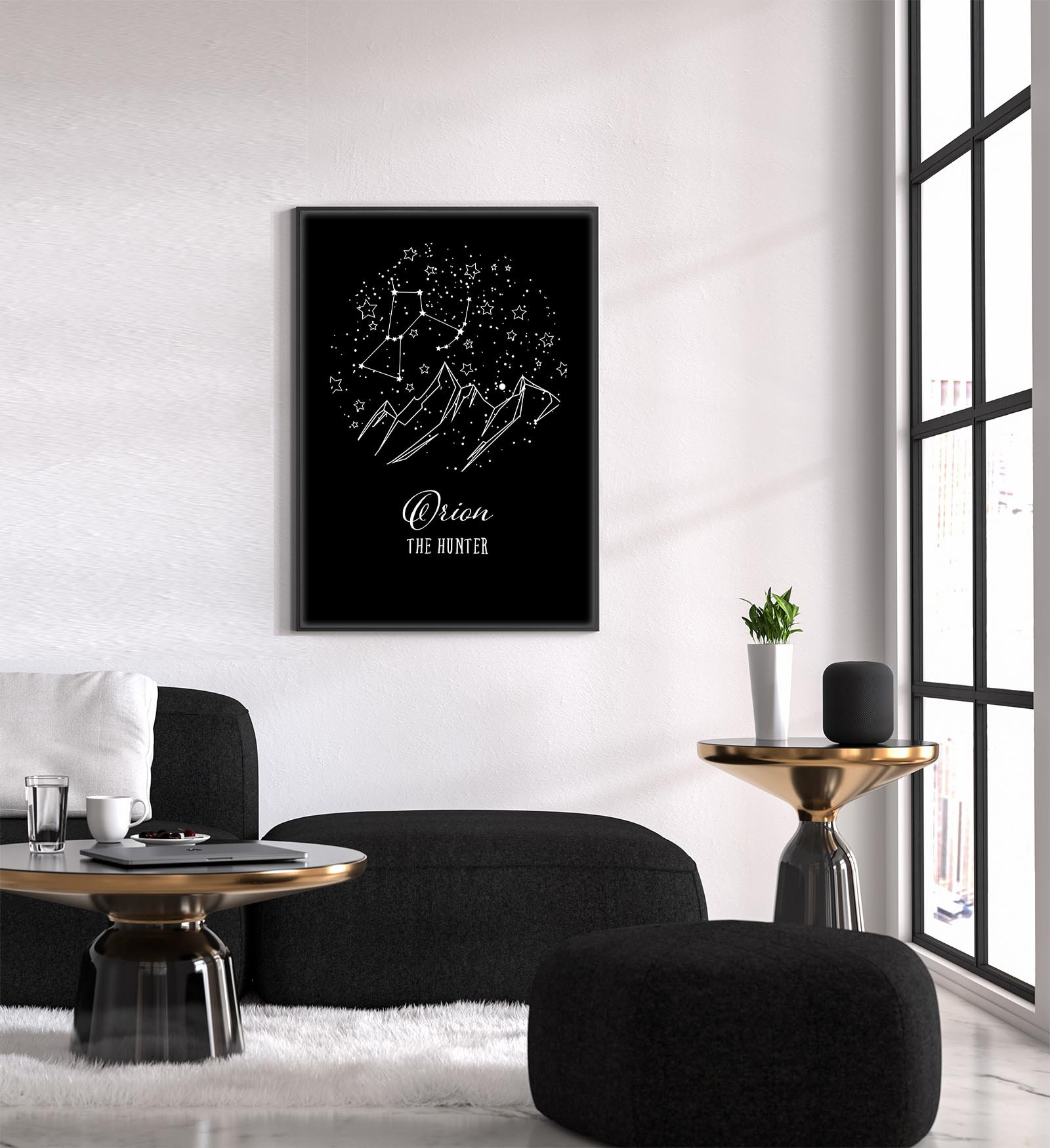 Orion Constellation Orions Belt Canvas Astronomy Print - Etsy