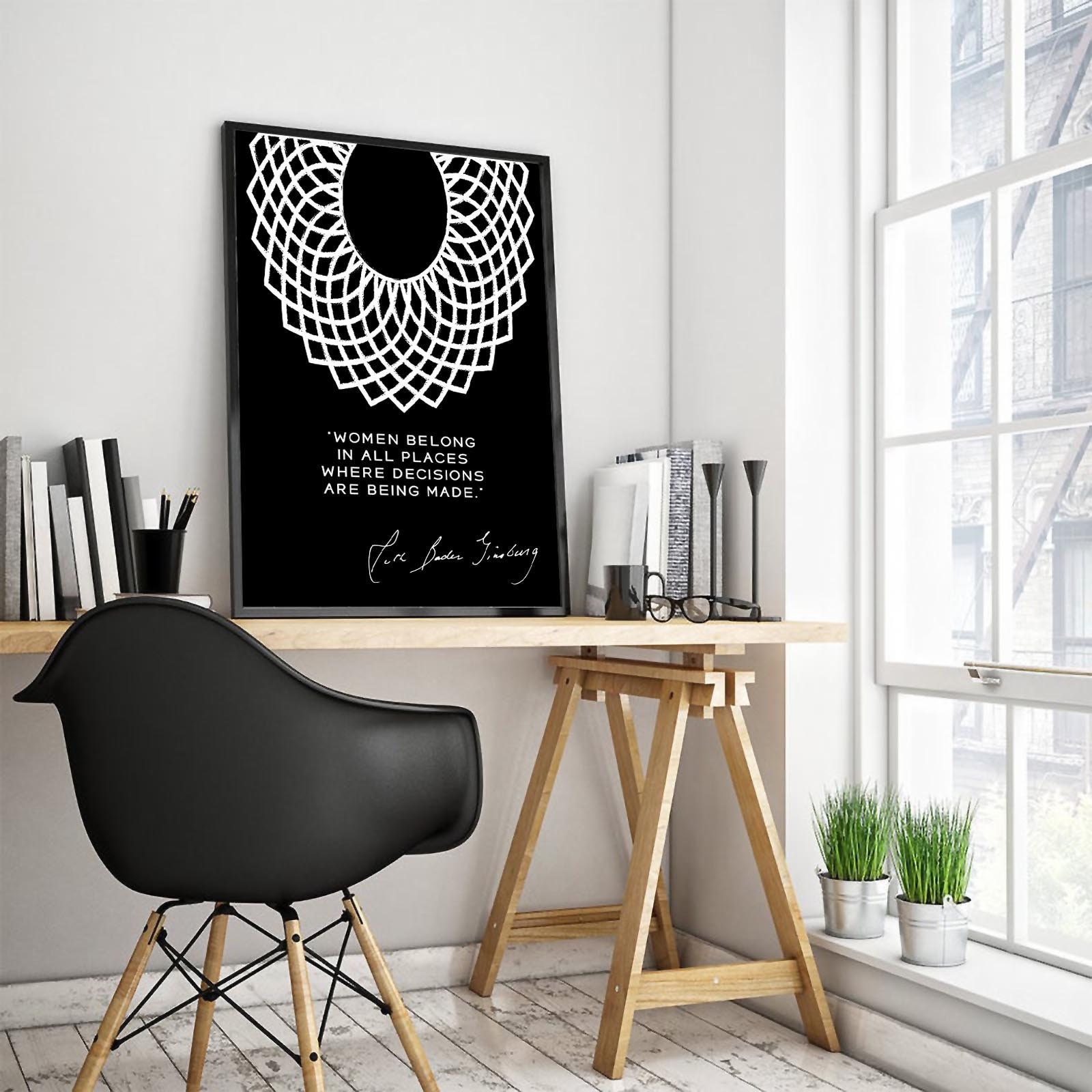 Supreme Court Ruth Bader Ginsburg Rbg Poster Print Dissent | Etsy