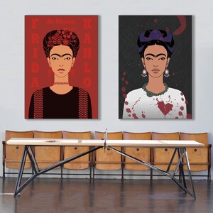 FRIEDA KAHLO Print, Frida Kahlo Poster SET of 2, Quote, Frieda Kahlo ...