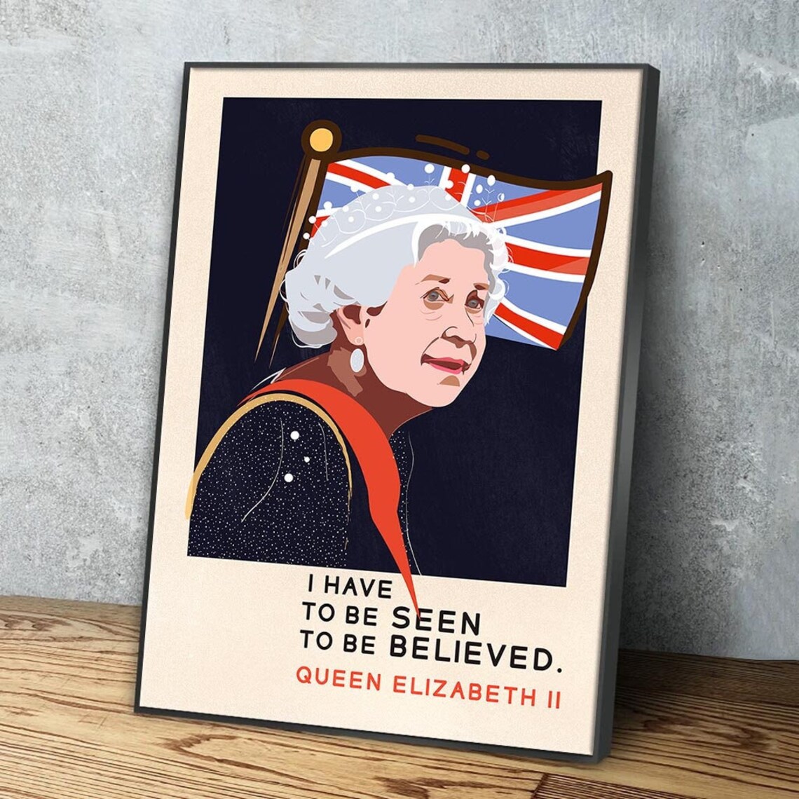Queen Elizabeth II RIP Queen Poster Commemorative Gift - Etsy