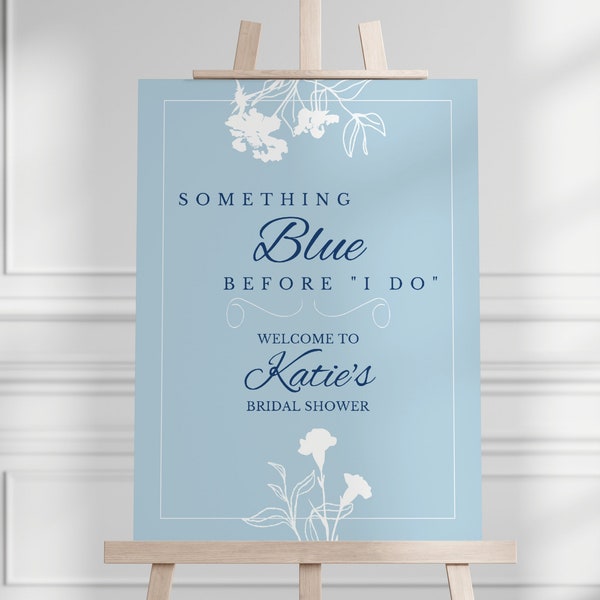 Something Blue Before I Do Bridal Shower - Etsy