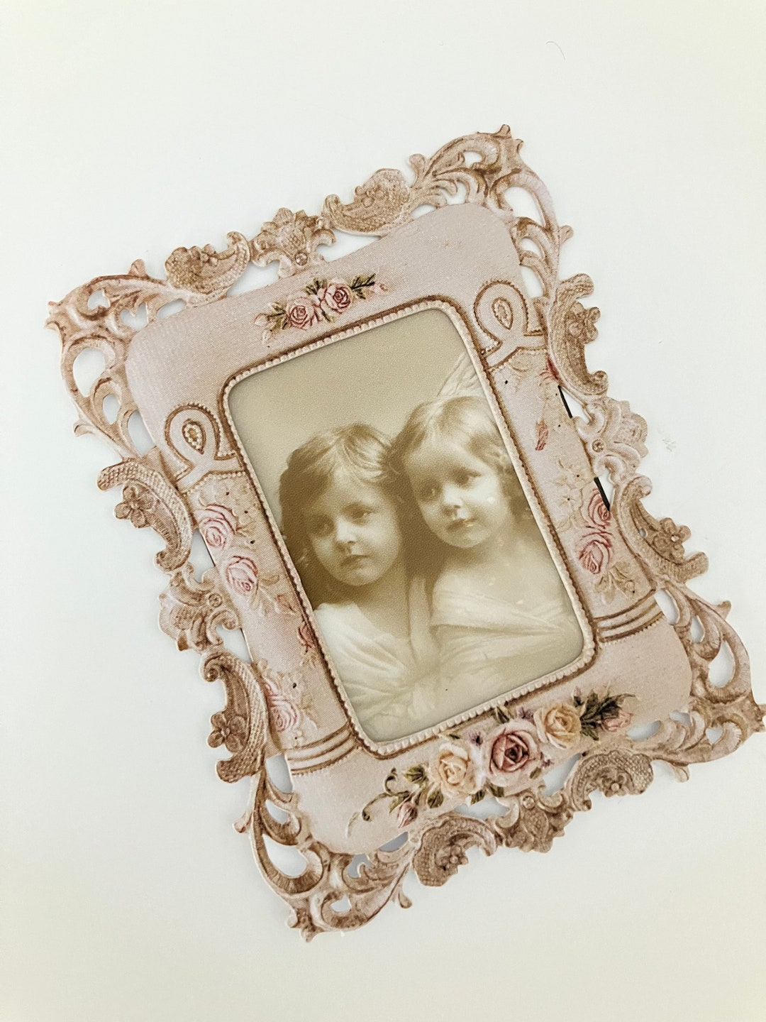 French Floral Style Set of Twenty Small Journal Frames, Junk Journal ...