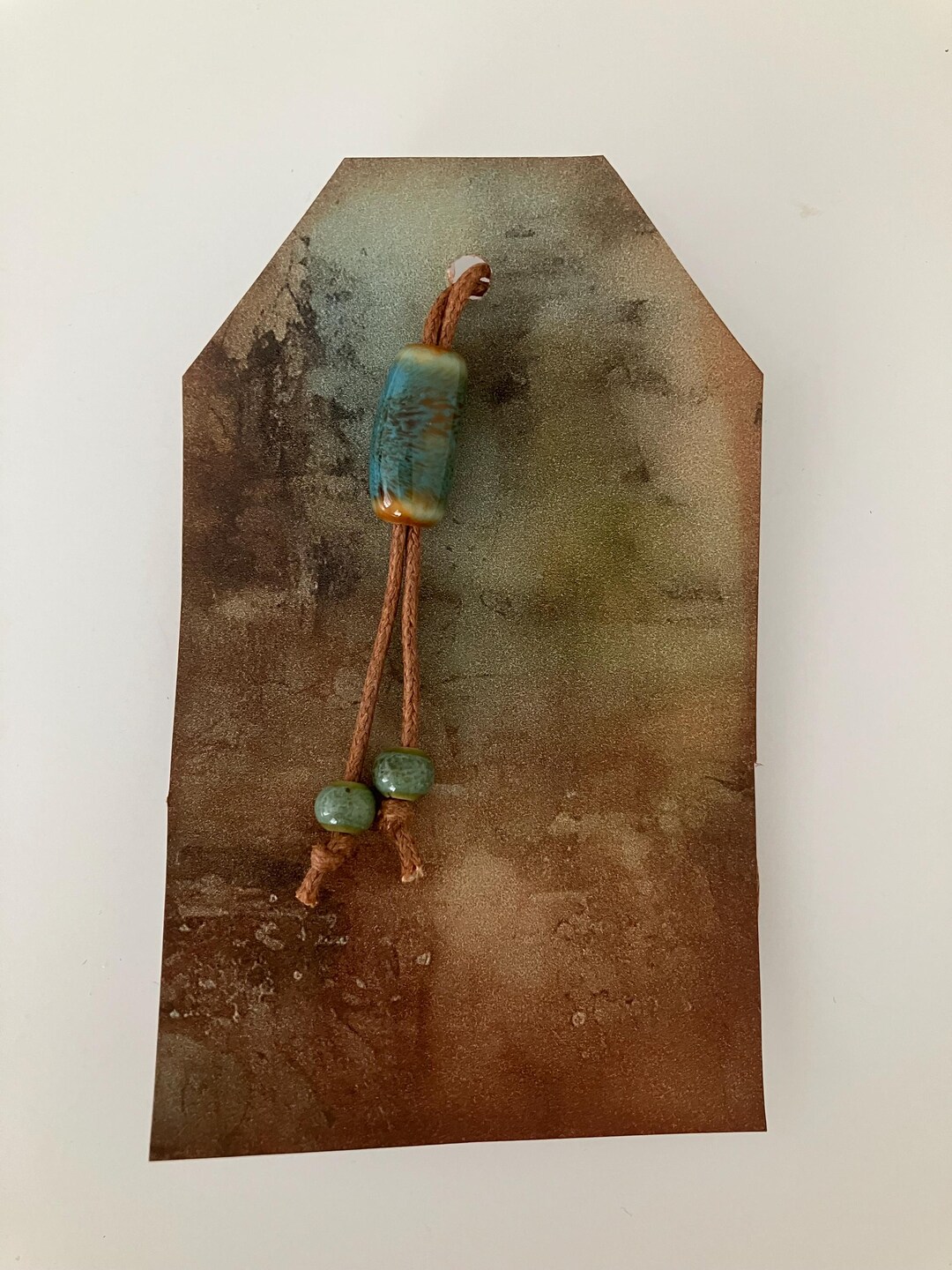 Beaded Journal Closure, Handmade Ceramic Beaded Journal Closure ...